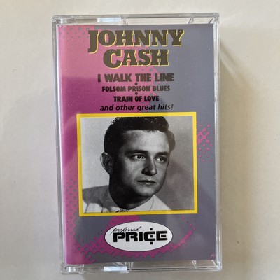 Johnny Cash I walk the Line Folsom Prison Blues Train of Love cassette ...