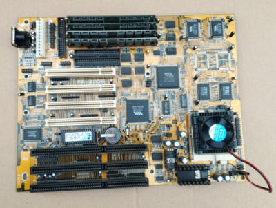 FIC PA-2005 - VIA Apollo Mainboard+Pentium1-75MHz-CPU+64MB RAM vintage ...