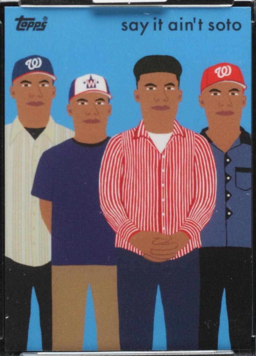 2021 Topps Project 70 - Keith Shore Juan Soto #643 1958 Topps Baseball ...