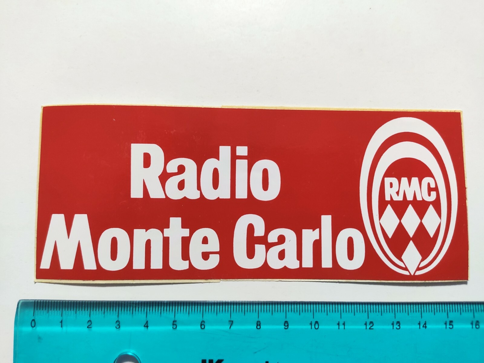Adhesive RMC Radio Monte Carlo 80s Sticker Autocollant Vintage Kleber ...