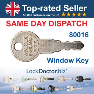 Winlock Steel Nico 80016 Window Lock Replacement Key KWL22 ** FREE 48Hr ...