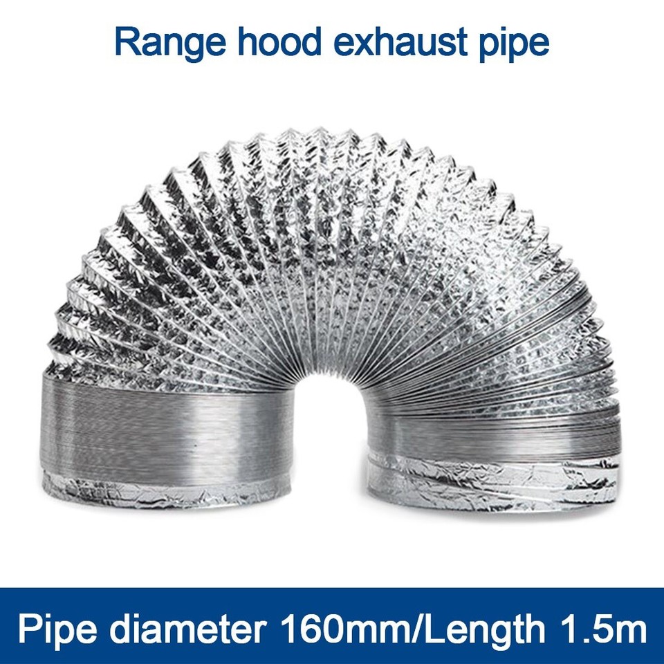 Aluminum Foil Ventilator Pipe Scalable Vent Tube Bathroom Kitchen ...