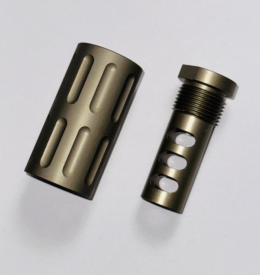 Muzzle Brake 1/2X28TPI 9MM .22LR .223 9MM With 13/16X16TPI Sound ...