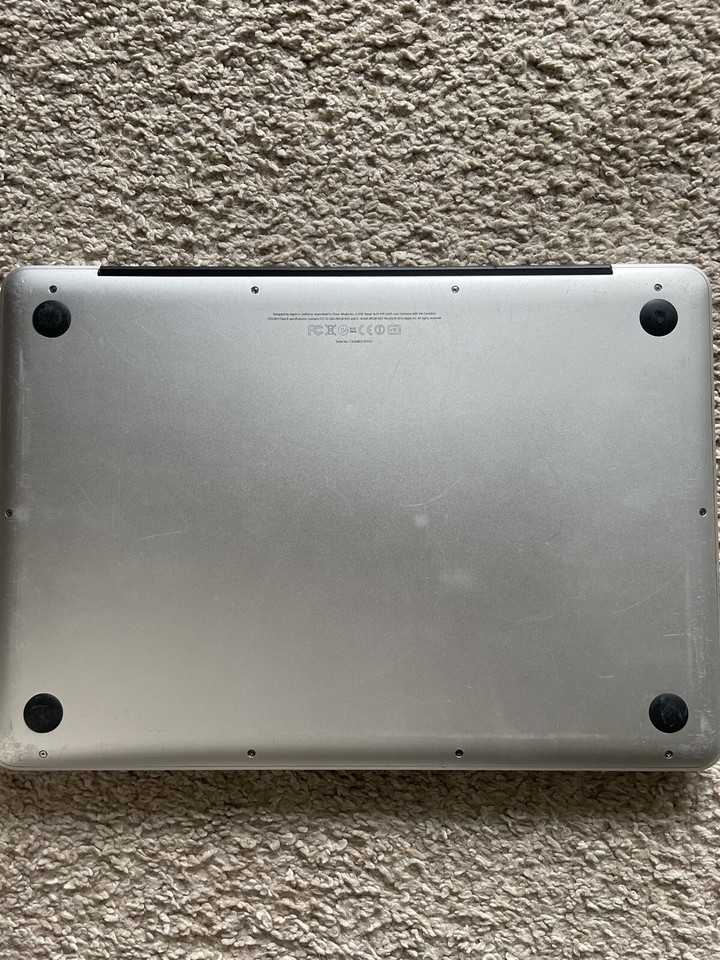 Apple MacBook Pro 13" A1278 2.5GHz Intel Core i5 8GB RAM 120GB SSD Mid ...