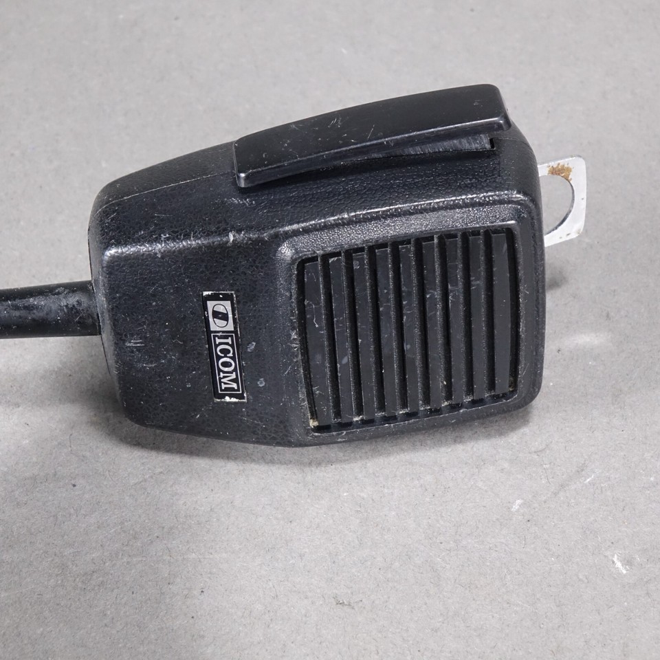 Vintage ICOM CB Radio Handheld Microphone Bare Wires - Untested | eBay