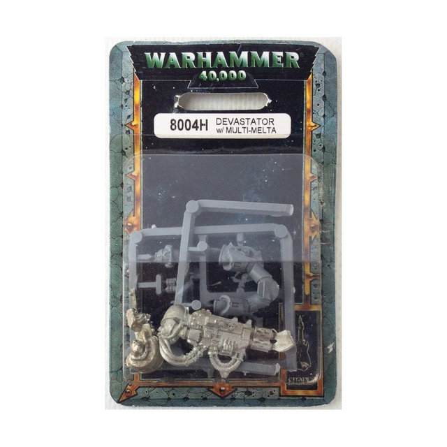 Warhammer 40k Space Marine Devastator With Metal Multi-melta for sale ...