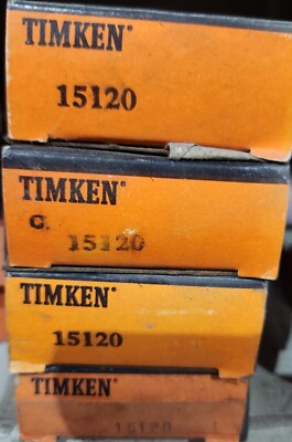 Timken Bearing 15120 in box - Qty 6 available | eBay