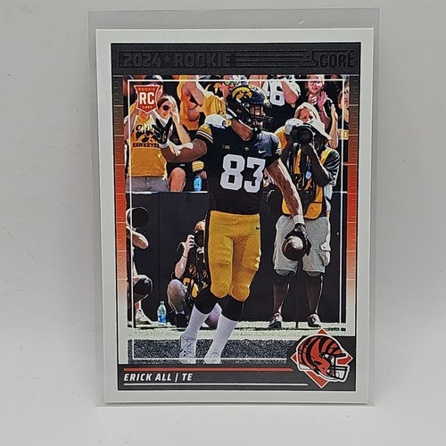2024 Score Football Card #386 Erick All RC NFL Cincinnati Bengals ...
