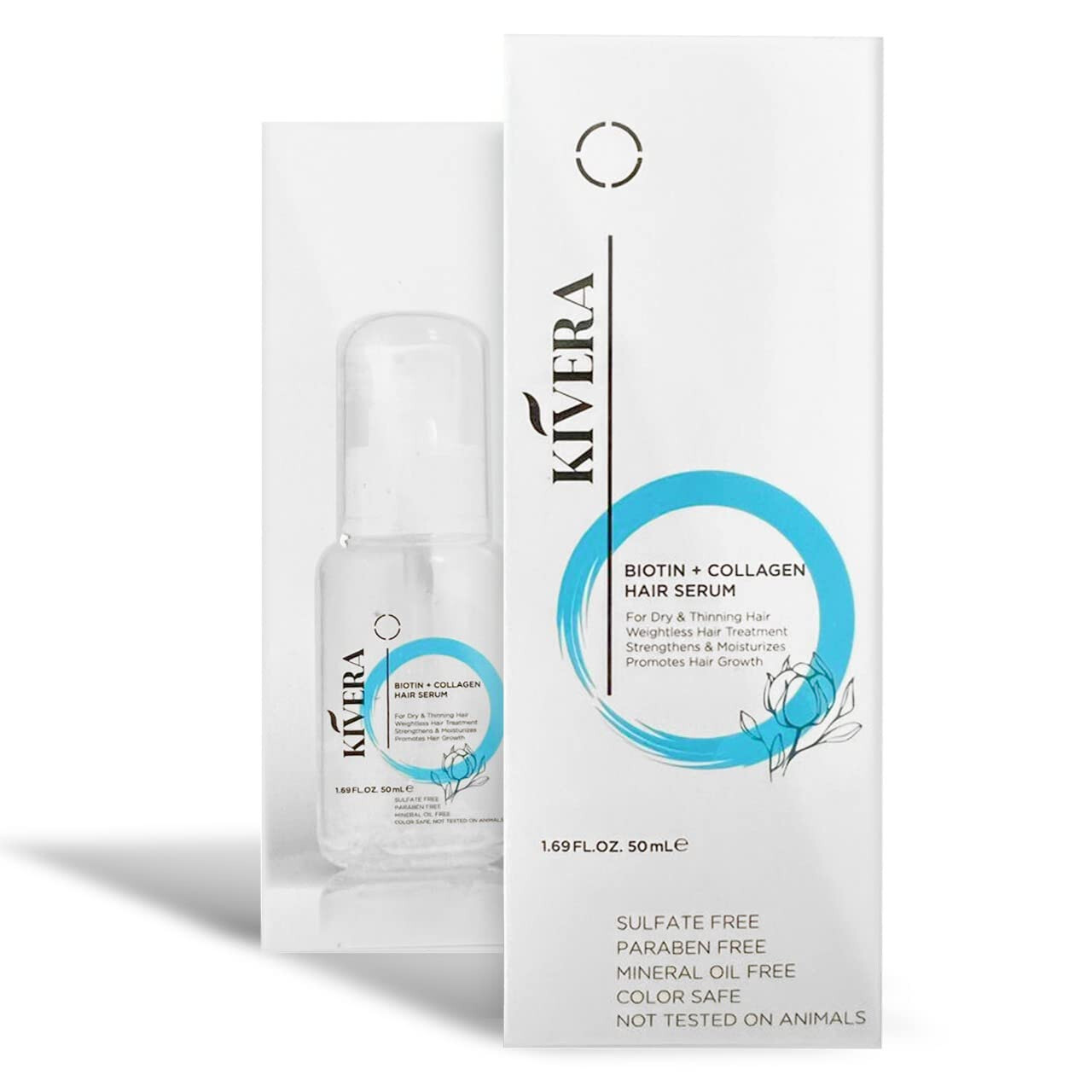 Kivera Biotin + Collagen Hair Serum To Promote Fuller & Thicker Fast Hair Growth | eBay