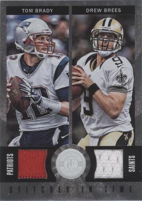 2012 Totally Certified - Stitches in Time Materials Tom Brady, Drew ...