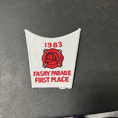 Vintage Obsolete Fire Department Patch 1983 FASNY Parade | eBay