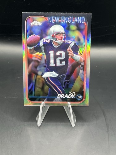 2024 Topps Chrome Football Tom Brady Refractor SP Patriots #120 | eBay
