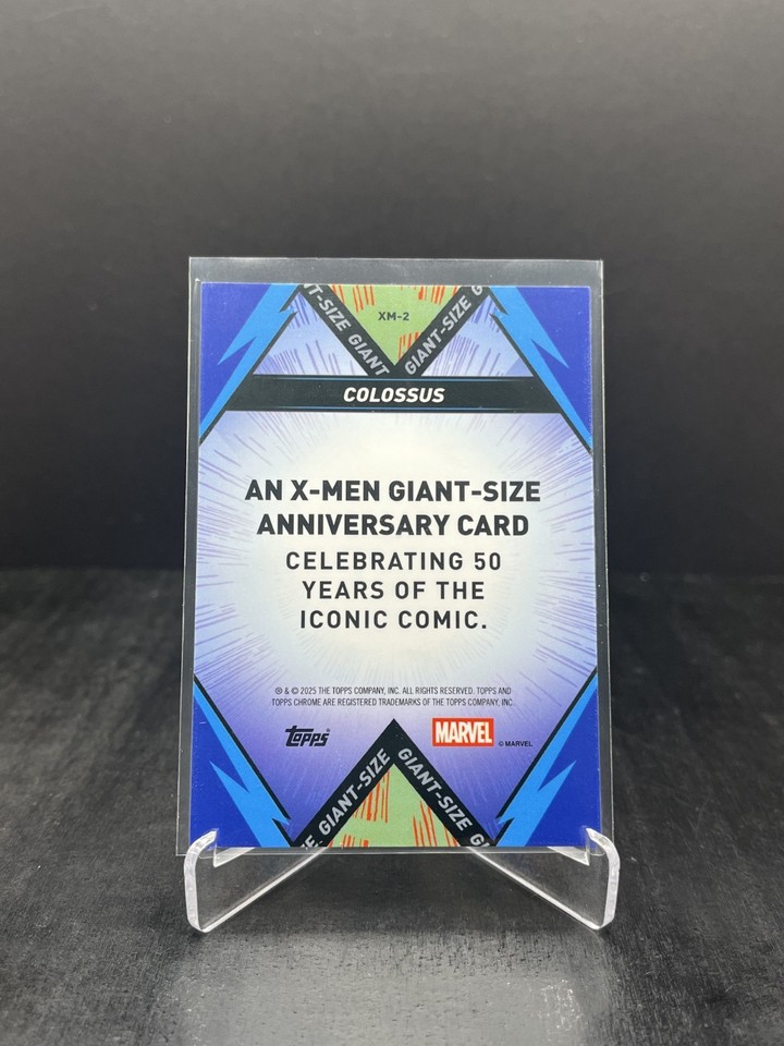 2025 Topps Chrome Marvel Colossus X-Men Giant Size 50th Anniversary #XM ...