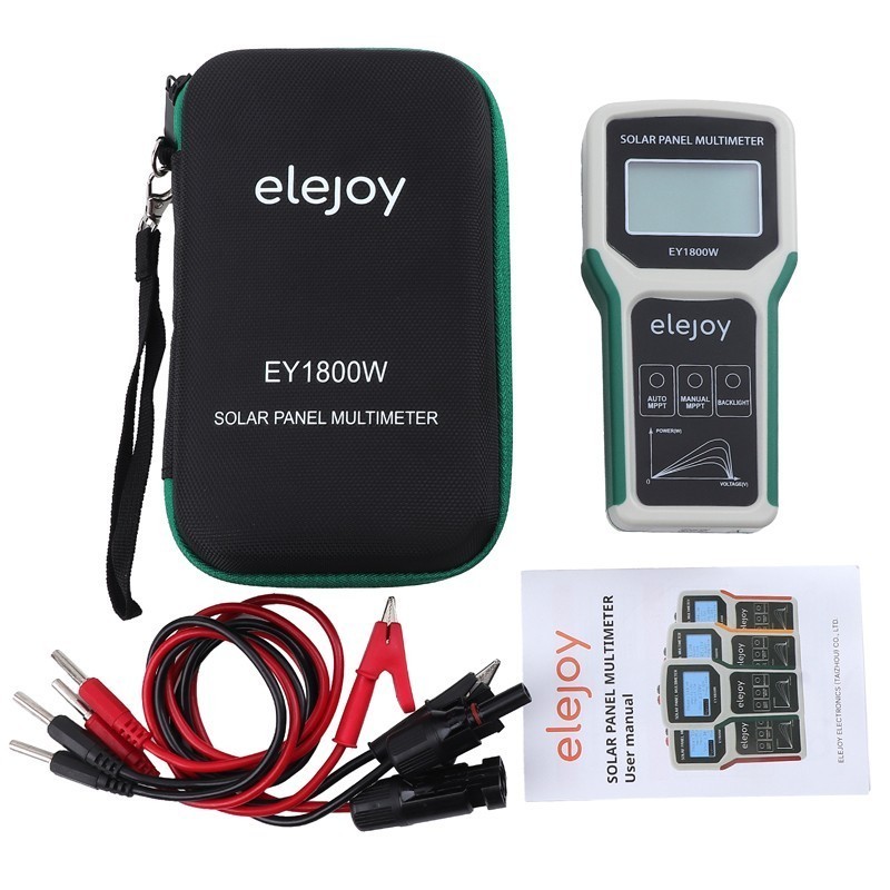 Elejoy Photovoltaic Panel Multimeter EY1800W Solar Panel MPPT LCD Power ...