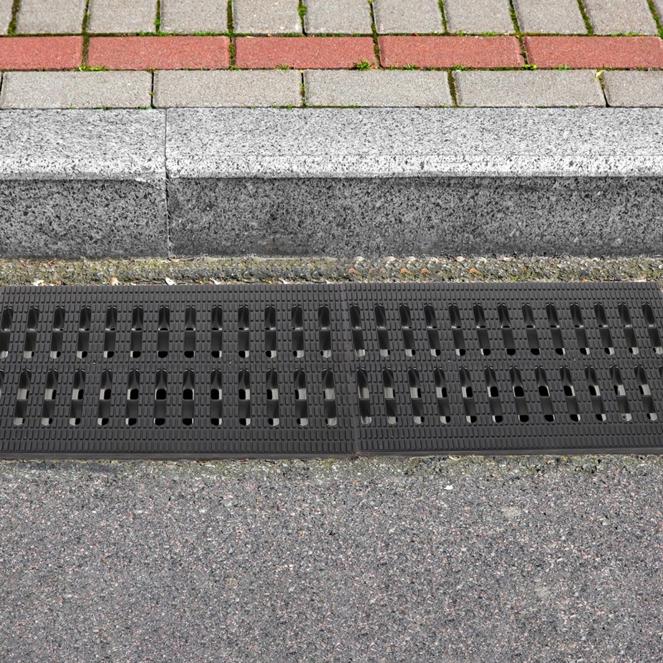 Gutter Cover Plastic Drain Covers Heavy Duty Grate Drainage Grates ...