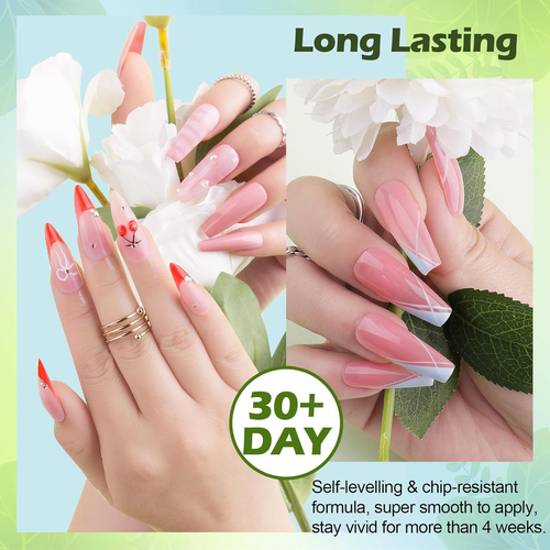 Clara Colors 64 Pcs Gel Nail Polish Kit 60Colors Set with Light | eBay