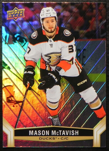 2023-24 23/24 Upper Deck Tim Hortons #41 Mason McTavish Anaheim Ducks ...