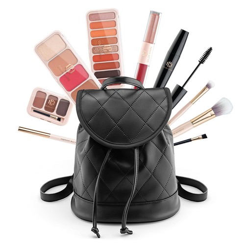 Makeup Kit for Women, Makeup Gift Set All In One Travel Backpack for ...