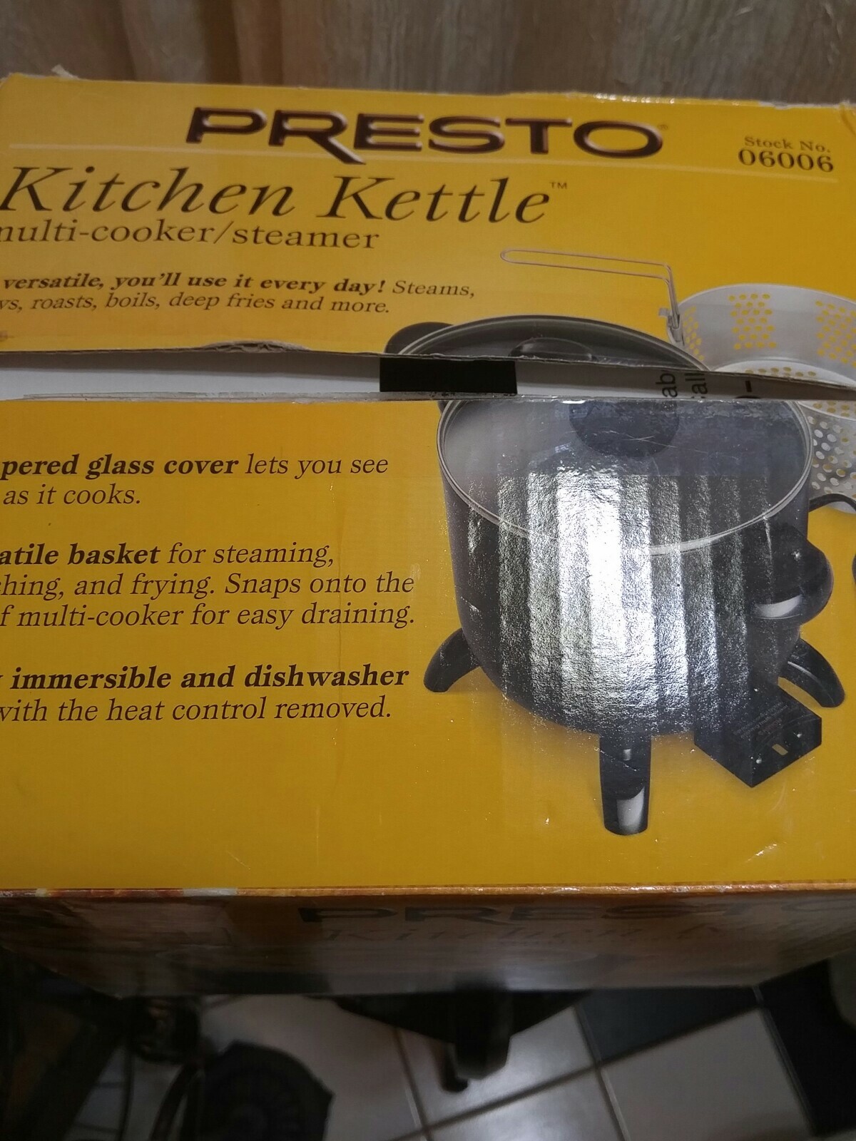 Presto 06006 Kitchen Kettle Multi-slow cooker/ steamer/ fryer New in ...