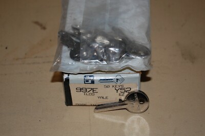 NEW (10) ILCO No 997E Key Blanks For Old YALE Locks Padlocks Y52 | eBay