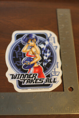 NEW WINNER TAKE ALL MFD PINUP STICKER | eBay