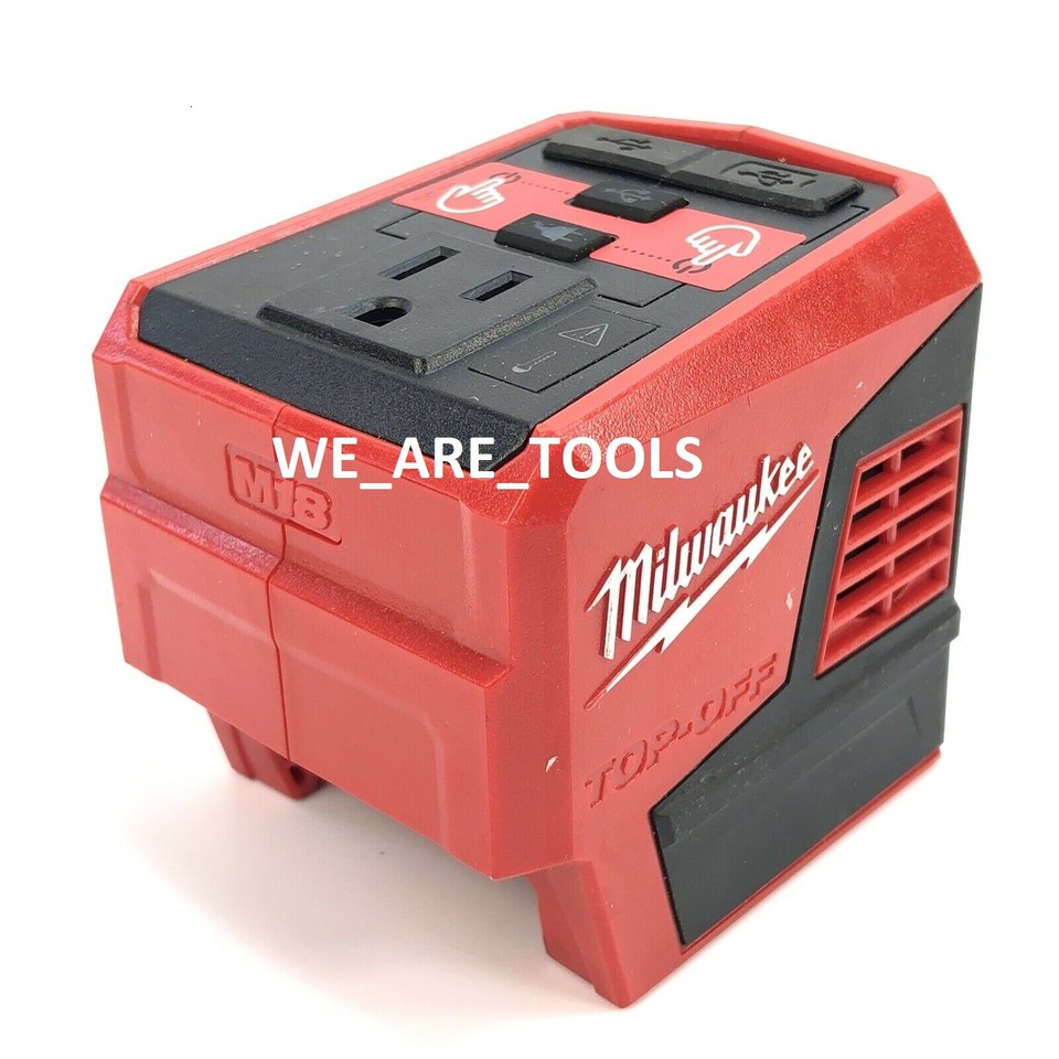 New In Pack Milwaukee M18 2846-20 Top Off 175 Watt Power Supply USB 18V ...