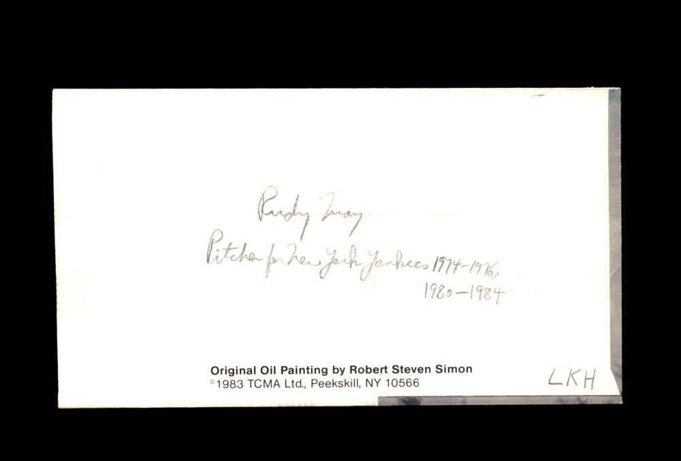 Rudy May Signed 1983 FDC Babe Ruth Cache New York Yankees Autograph | eBay