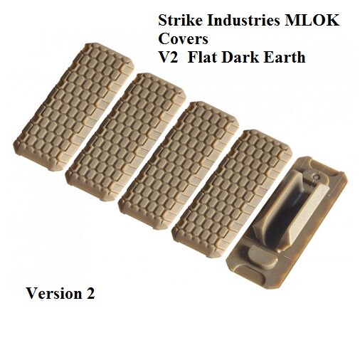 Strike Industries M-LOK Rail Cover V2 - SI-MLOK-COVER-V2 - 5 Pack ...