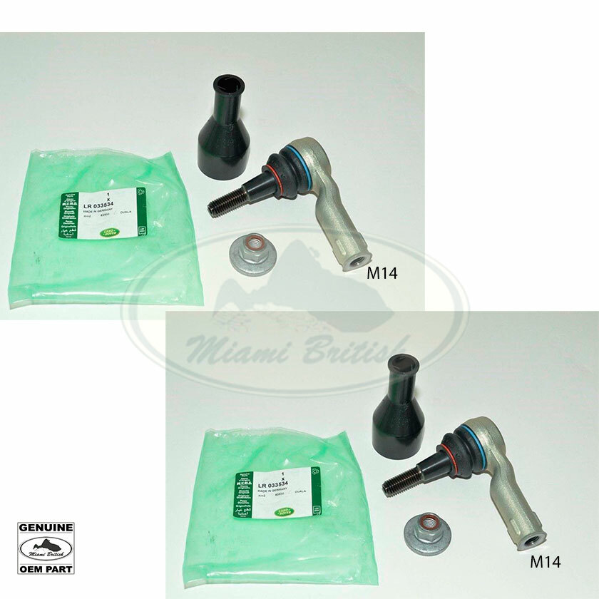 LAND ROVER STEERING OUTER TIE ROD END x2 RR RANGE SPORT LR033534 OEM | eBay