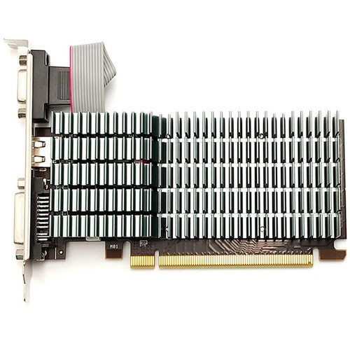 Grafikkarte Grafiken AMD R5 220 2GB LP Low Profile Fanless VGA HDMI DVI ...