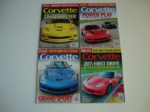 4 Very Nice Used 2010 Corvette Magazines July, September, October, and ...