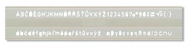 Letter Template Stencil Metric KOH-I-NOOR 903 ISO Lettering | eBay