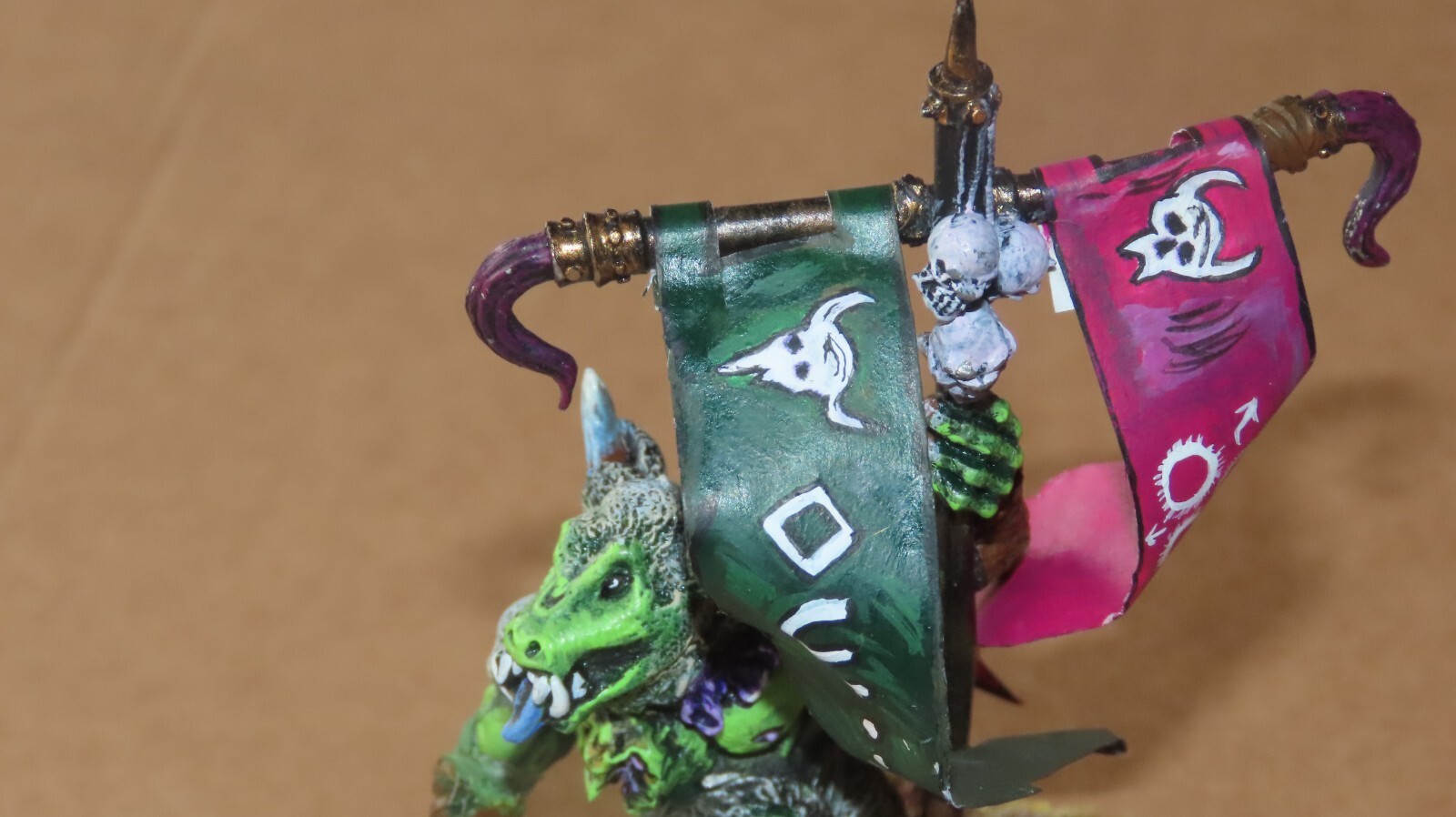 Games Workshop Warhammer Beastmen Minotaurs GW Painted Minotaur Nurgle ...