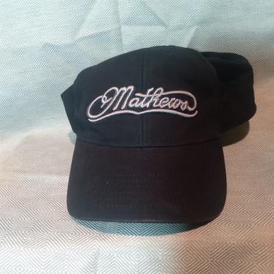 MATHEWS ARCHERY- MENS - BLACK CAP / HAT WITH LOGO -NEW NEVER WORN | eBay
