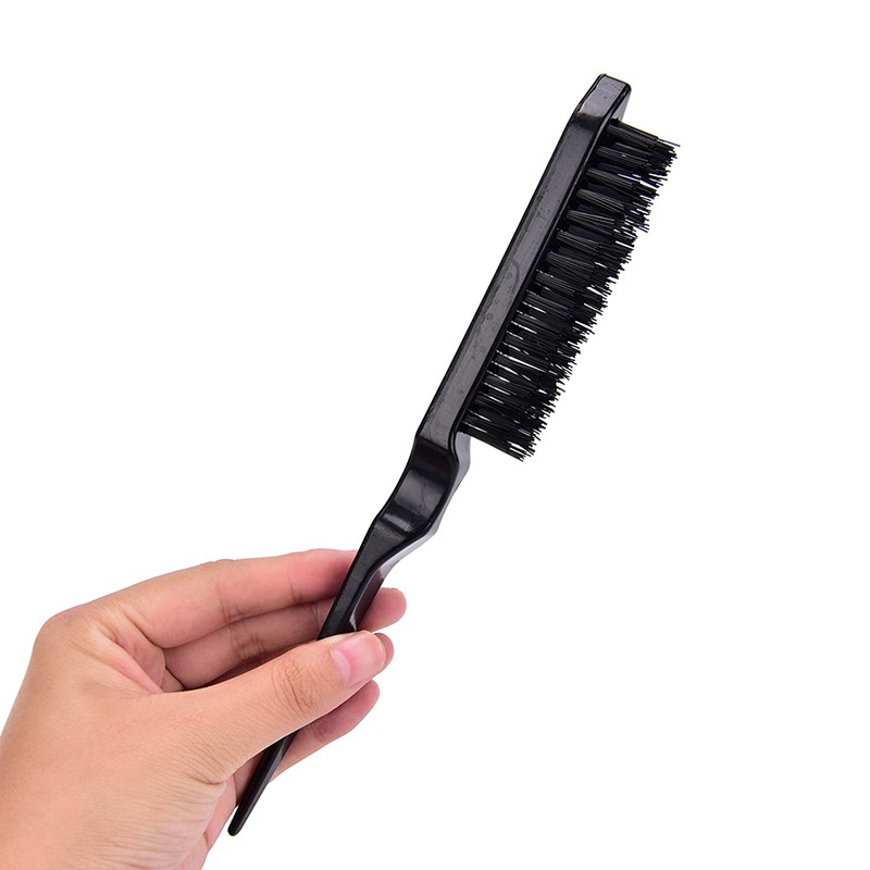 Hairdressing Brushes Teasing Back Combing Hair Brush Slim Line Styling ...
