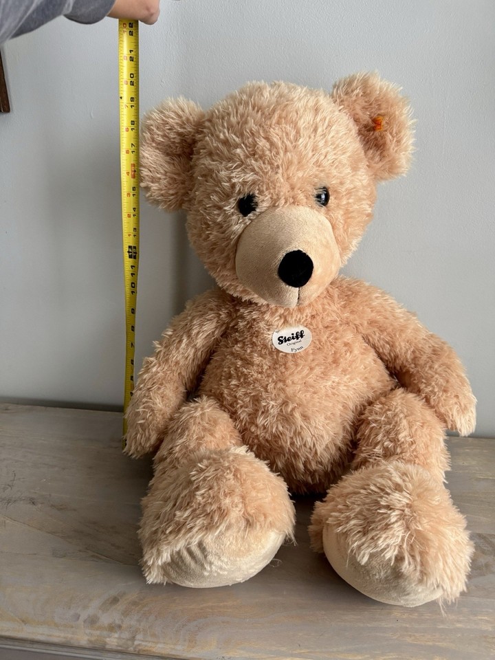 Steiff Extra Large 31" Jumbo Blonde Flynn Teddy Bear TAGS | eBay