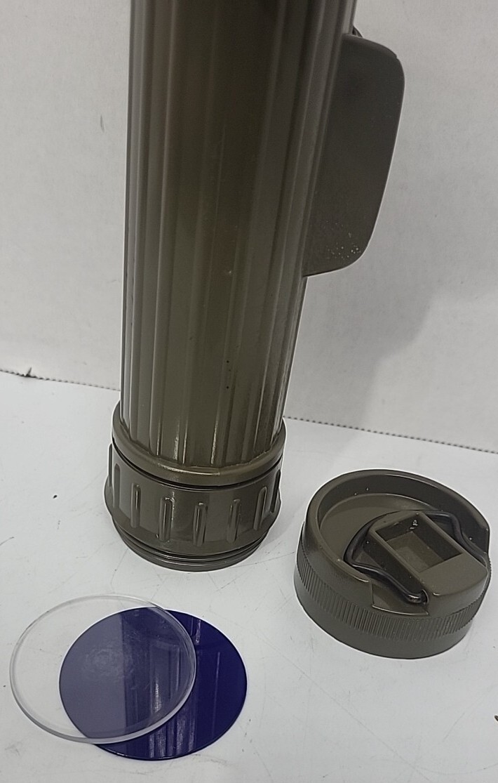 Fox Military OD Anglehead Flashlight with color lenses. | eBay