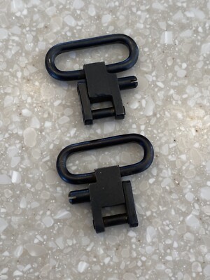 VINTAGE 1 INCH QUICK DETACHABLE STEEL RIFLE SLING SWIVELS | eBay