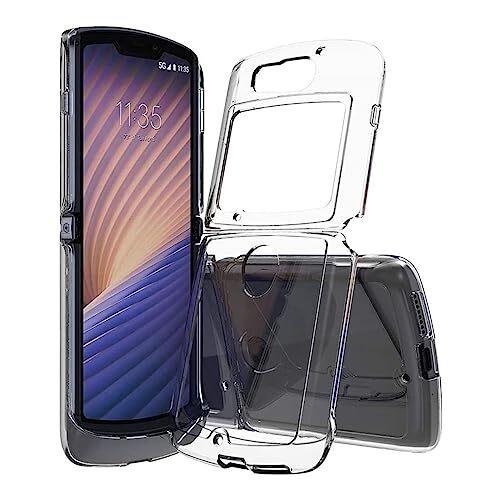 for Motorola Moto Razr 5G (2020) Clear Case Shock Absorption TPU Case ...