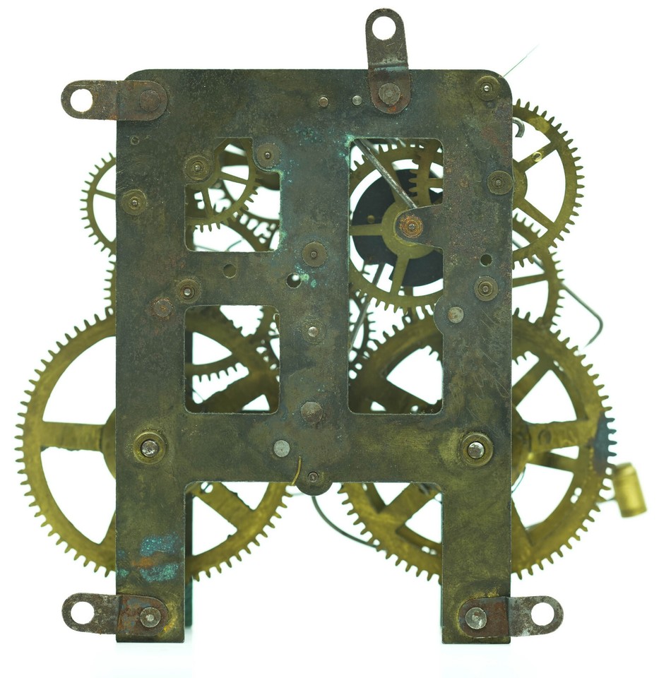 clock movement / Waterbury Clock Compan, Ogee Movement FOR REPAIRS OR ...