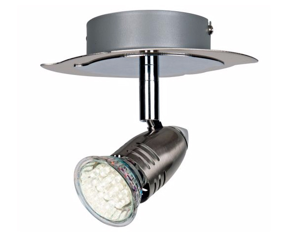 Black And Chrome Single Spotlight CGC Black Triple Spot Heads Ceiling