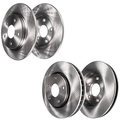All (4) Front & Rear Disc Brake Rotors for 2010 Ford Flex Taurus ...