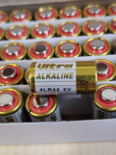 50 x ULTRA ALKALINE 4LR44 / 476A / A544 / K28A / L1325 COLLAR 6V ...
