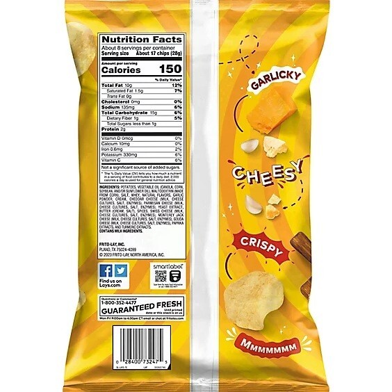 Potato Chip Bag Back