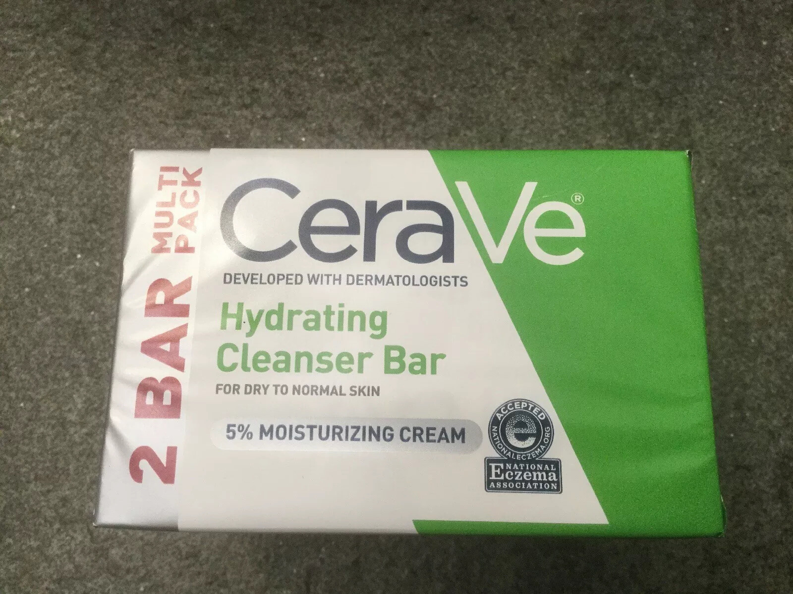 CeraVe HYDRATING CLEANSER BAR SOAP LOT OF (4) PKS. = 8 TOT BARS 4.5 OZ ...