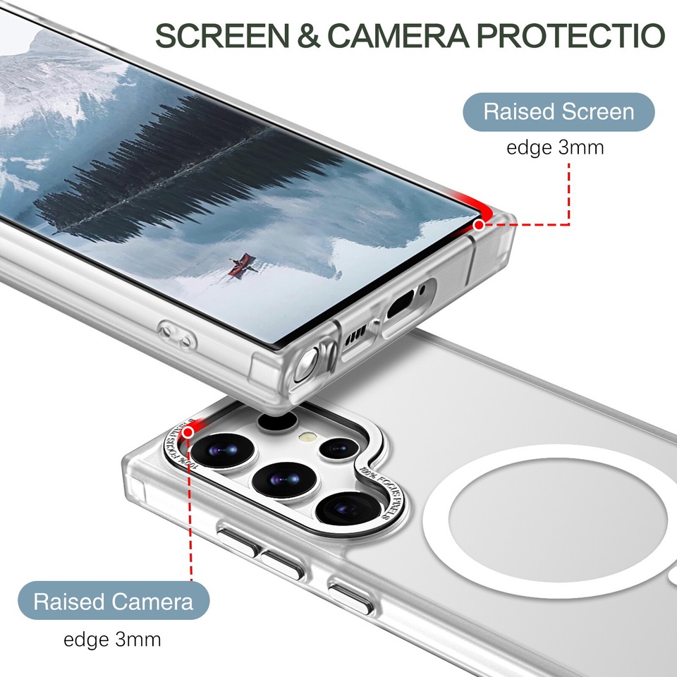Magnetic Case For Samsung Galaxy S22/S23/S24/S25 Ultra/Plus A16/A15 ...