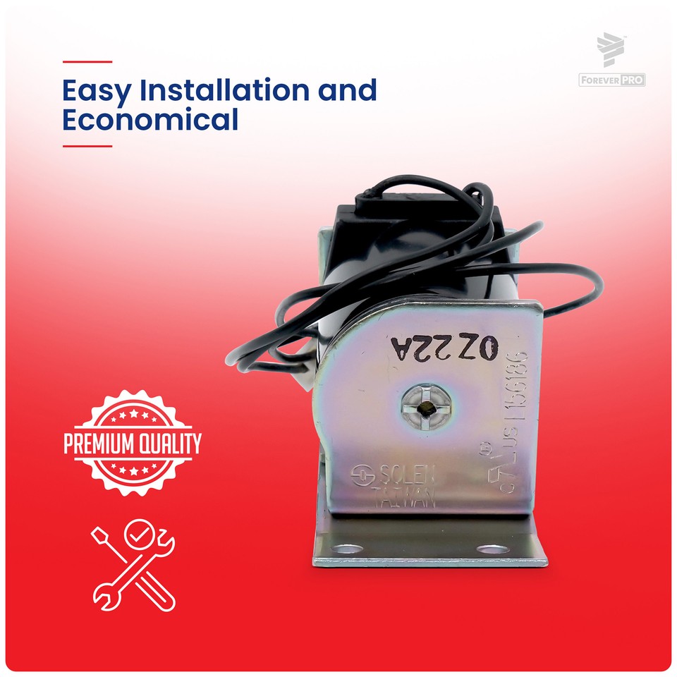 ForeverPRO WR62X10055 Ice Dispenser Solenoid for GE Refrigerator ...