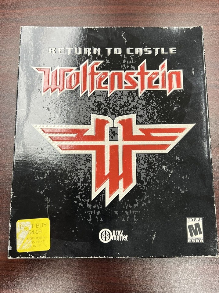 Return to Castle Wolfenstein Big Box Game (PC, 2001) 47875311350 | eBay