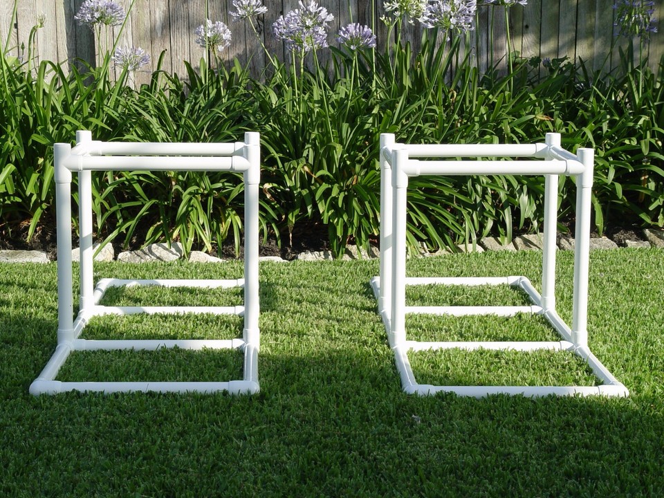 ** ADJUSTABLE 24" - 48" DOG WALK BASES - DOG AGILITY ** all hardware ...