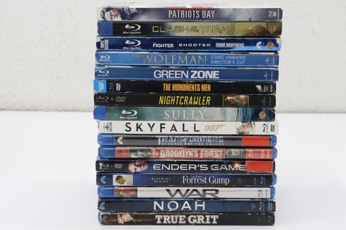 Blu-Ray MixedMovies Bundle of 16[Noah,War ,Transformers ,Forrest Gump ...